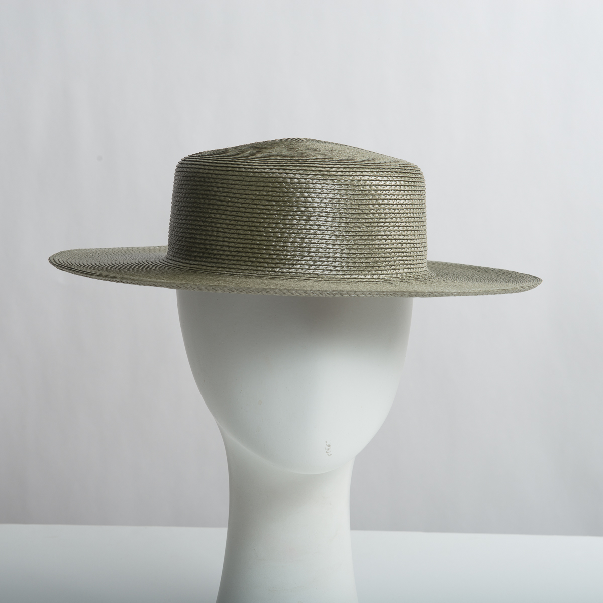 Polypropylene Straw Medium Brim Plain Hats-LS01R-3-Sun Yorkos | Zoria