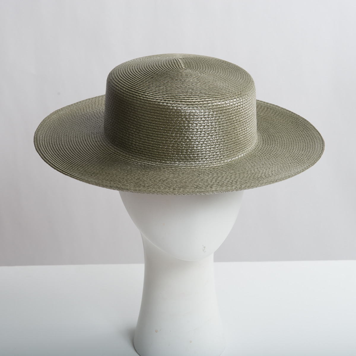 Loden Polypropylene Straw Medium Brim Plain Hats-LS01R-3-49- Sun Yorkos ...