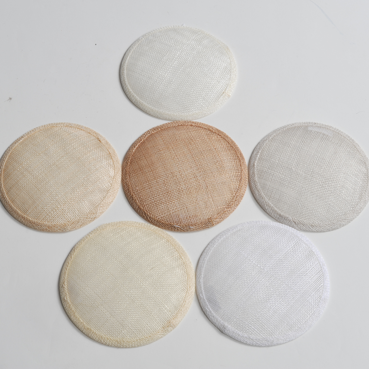5'' Round Sinamay Hat Bases-PSBC-15007- Sun Yorkos | Zoria